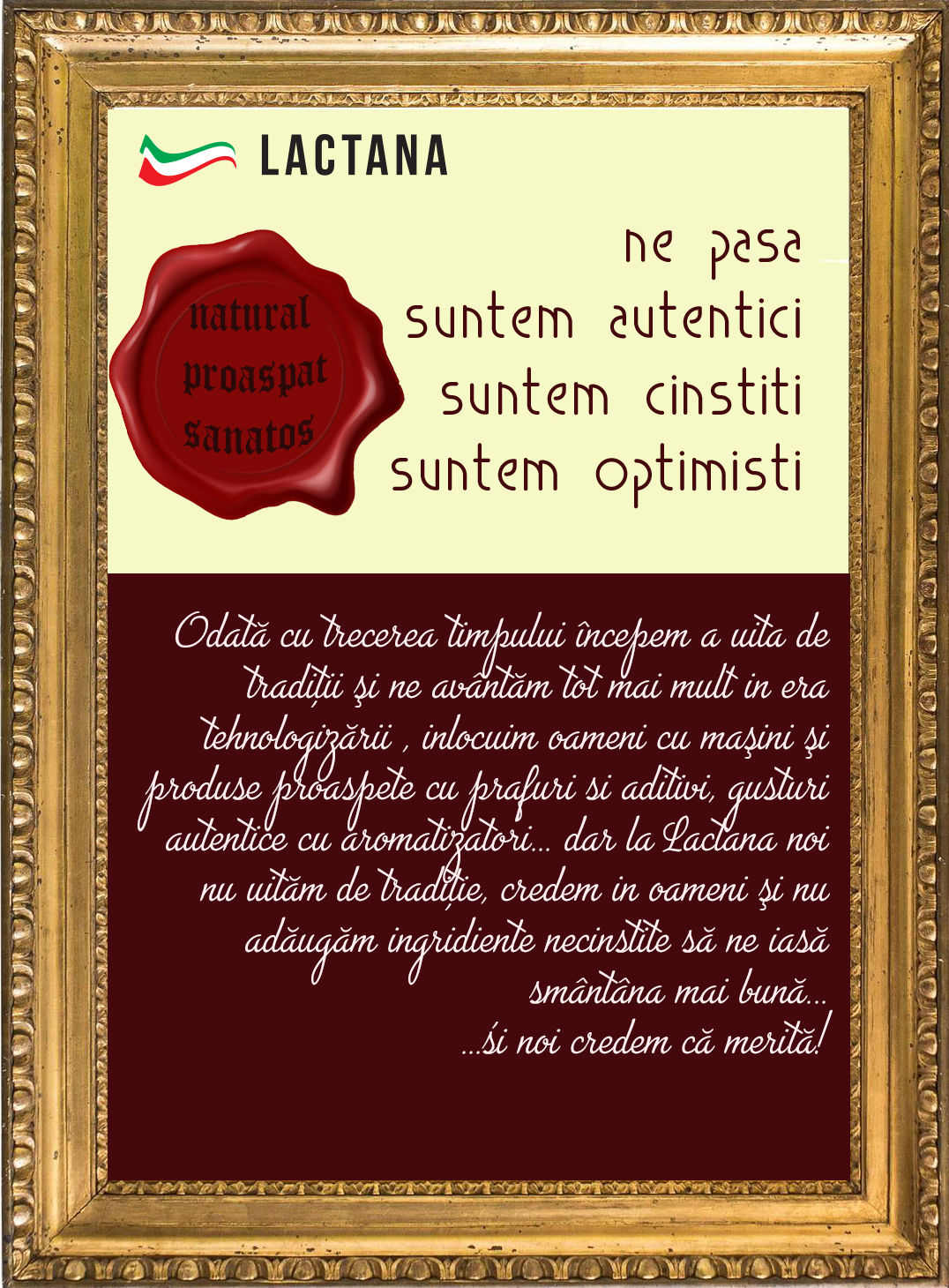 Despre noi – Lactana